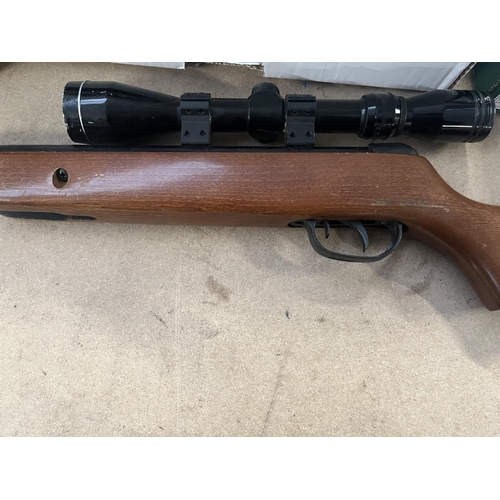 BSA Meteor 22 Cal air rifle with scope
