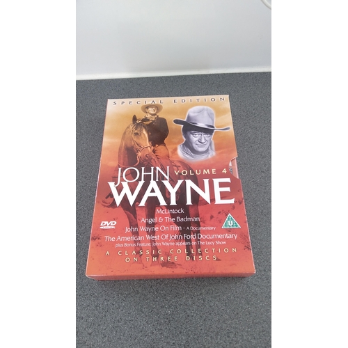 JOHN WAYNE SPECIAL BOX EDITION OF THREE DVDS