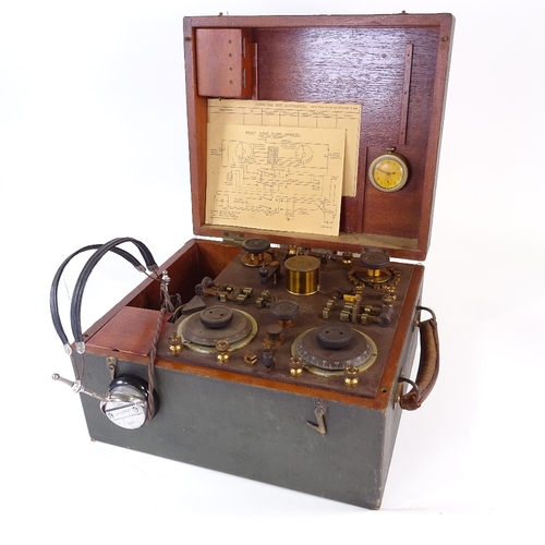 A World War I British Army "Trench Set" Marconi Wireless Telegraph ...