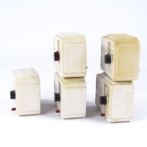 5 Ivalek for Ivory Electric Ltd, crystal or diode radios in white ...