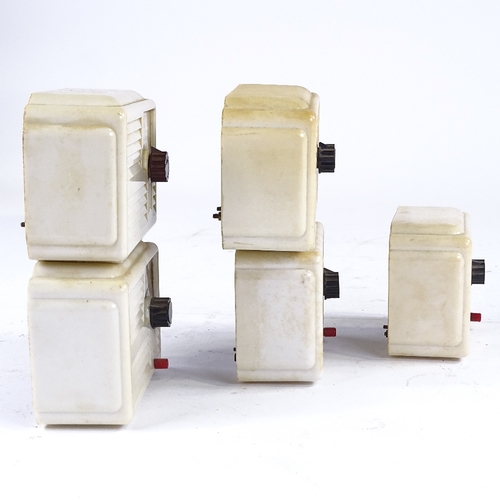 5 Ivalek for Ivory Electric Ltd, crystal or diode radios in white ...