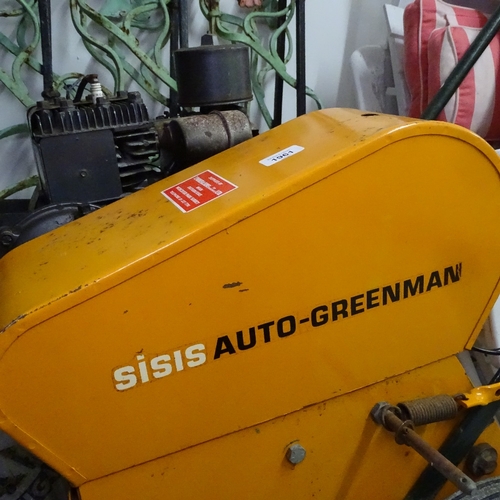 A Sisis Auto Greenman petrol scarifier