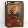 An original oil on board advertising poster for the Prudential ...