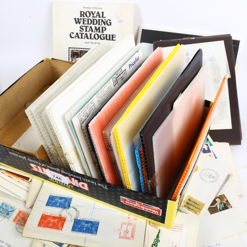 Vintage First Day Covers, and Royal Wedding Collection stamps