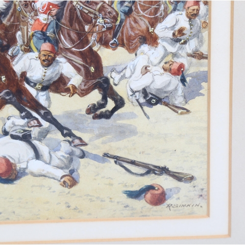 Richard Simkin (1840 - 1926), the 4th Royal Irish Dragoon Guards, Tel ...