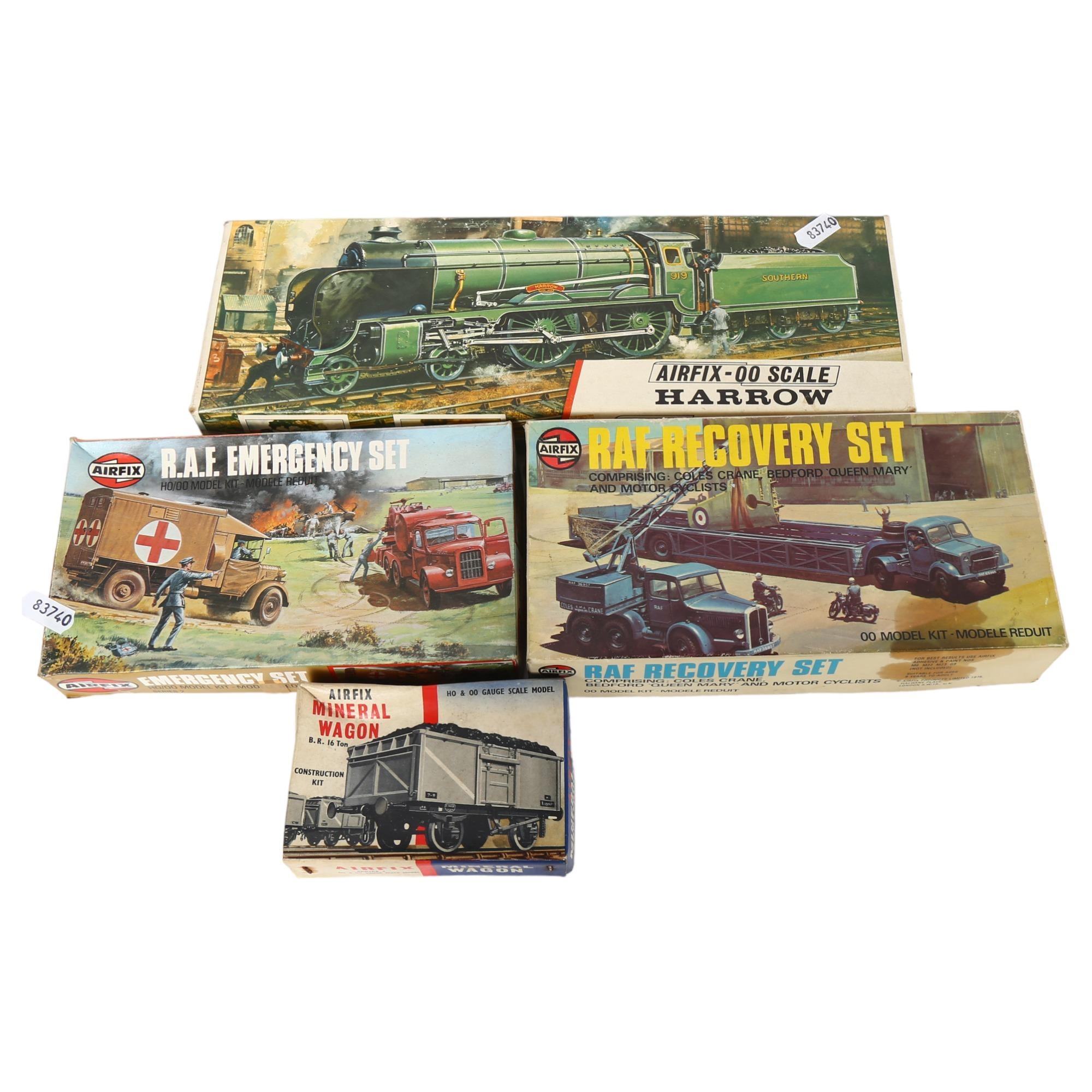 AIRFIX - a quantity of boxed Airfix model kits, including the HO/OO RAF ...