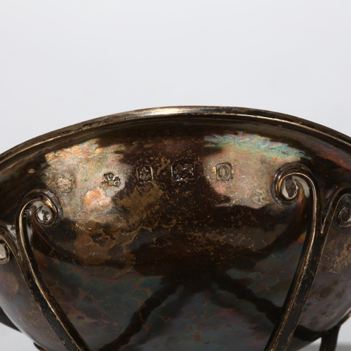 An Arts and Crafts George V silver pedestal comport, GL Connell Ltd ...