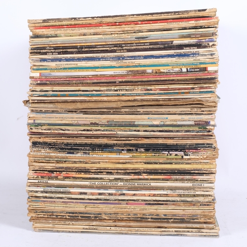 A quantity of vinyl LPs, '70s rock, including such artists as Neil ...