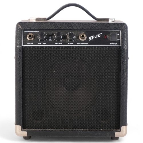 A Fender SP.10 22 watt guitar amplifier, serial no. CAXNH09F00617