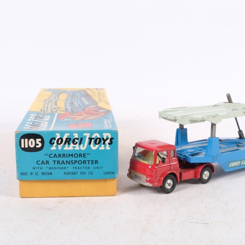 CORGI MAJOR TOYS - model no. 1105 "Carrimore" Car Transporter with ...