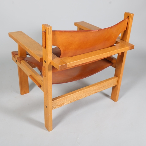 GUNNAR GUDMUNDSSON, a mid-century “Chief” safari style lounge chair in ...