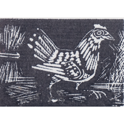 Enid Marx (1902-1998), limited edition wood engraving on paper, Hens ...