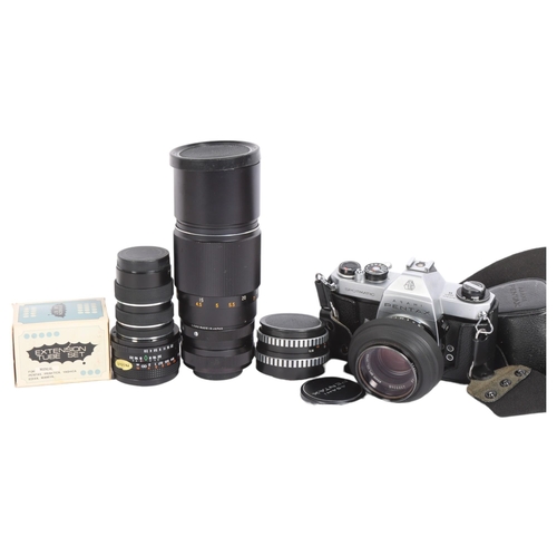 An Asahi Pentax Spotomatic camera, serial no. 5217823, an associated ...