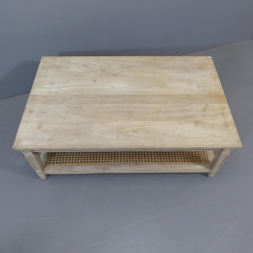 SUZIE WATSON DESIGNS - A contemporary light oak two-tier rectangular ...