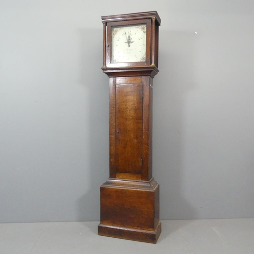 R APPS, BATTLE - A Victorian oak cased 20 hour longcase clock with ...