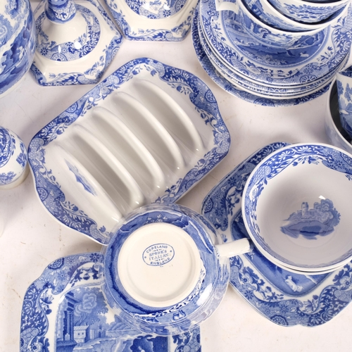 Spode Italian pattern biscuit jar and cover, H17cm, matching ...