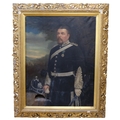 John Horsburgh (1835 - 1924), large oil on canvas, portrait study of a ...