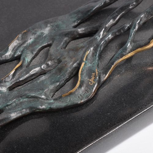 WU CHING JU, "A Freed Mind", Beyond Zen Series, bronze on granite base ...