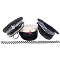 Three Police flat caps - Traffic peak cap, Surrey constabulary with ...