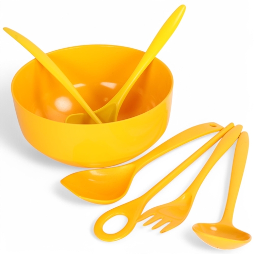 A collection of Rosti, Denmark melamine kitchenware, utensils and large ...