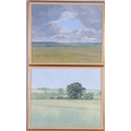 Neil Canning (born 1960), a pair of landscapes, oils on canvas, 51cm x ...