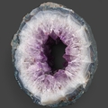 Amethyst Crystal Portal A large, deep coloured cross section of ...