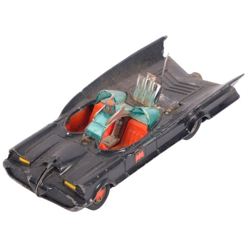 An original diecast Corgi Toys Batmobile vehicle, overall length 12.5cm ...
