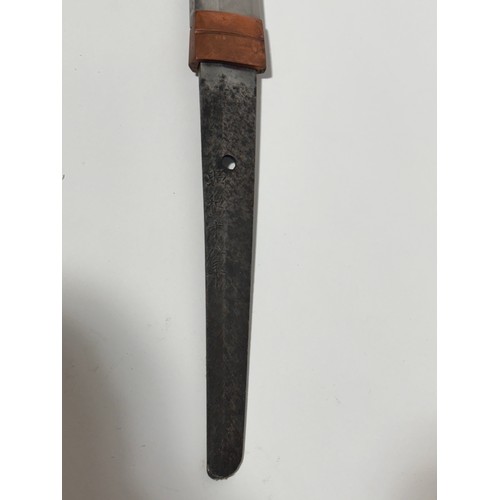 A Japanese Second World War Period Katana sword, Tang signed Kane Mitsu ...