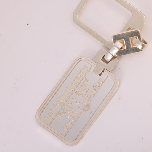 A 999 silver 'The Old Curiosity Shop London' keyring, 150th Anniversary ...