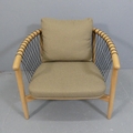 A contemporary designer Eoos Studio Geiger Cross Hatch lounge chair in ...