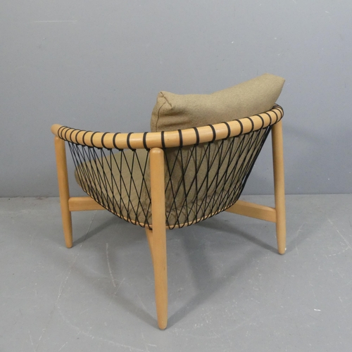 A contemporary designer Eoos Studio Geiger Cross Hatch lounge chair in ...