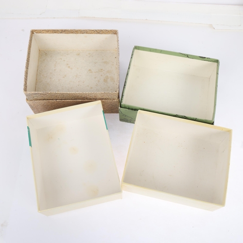ROLEX - 3 Vintage cardboard outer watch boxes, including Oyster ...