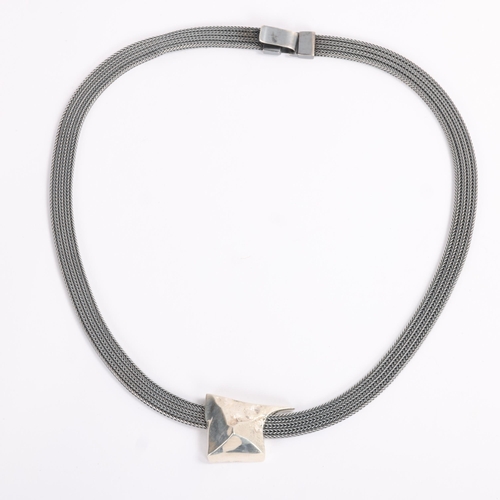 J G TOFTEGARD JENSEN - a Danish modernist sterling silver abstract ...