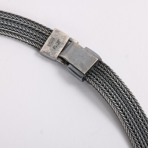 J G TOFTEGARD JENSEN - a Danish modernist sterling silver abstract ...