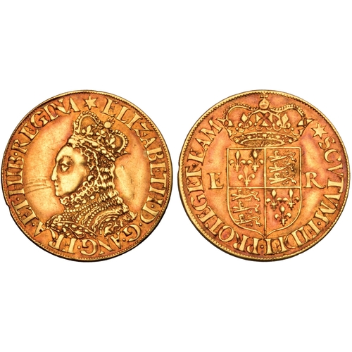 Elizabeth I, milled coinage, half pound, mm. star (1560-1566), crowned ...
