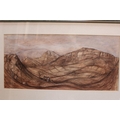Peter Nuttall, (1943-2011) (MCA) Watercolour and pen of a Rocky ...