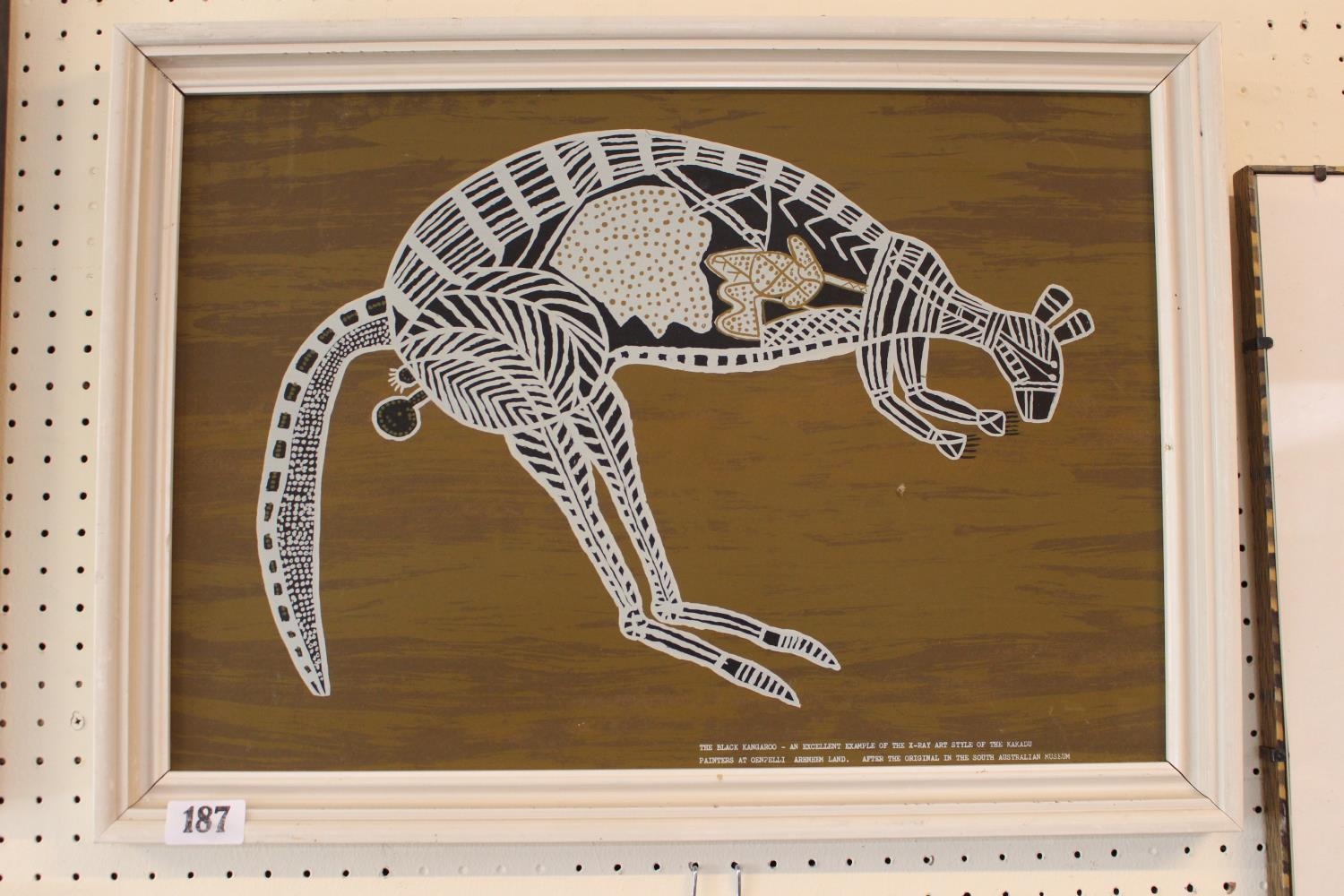 The Black Kangaroo - X Ray Art after the Kakadu Painters of Oenpelli ...