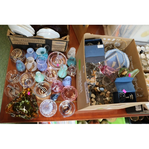 143 - Large collection of assorted Studio glassware and assorted ceramics