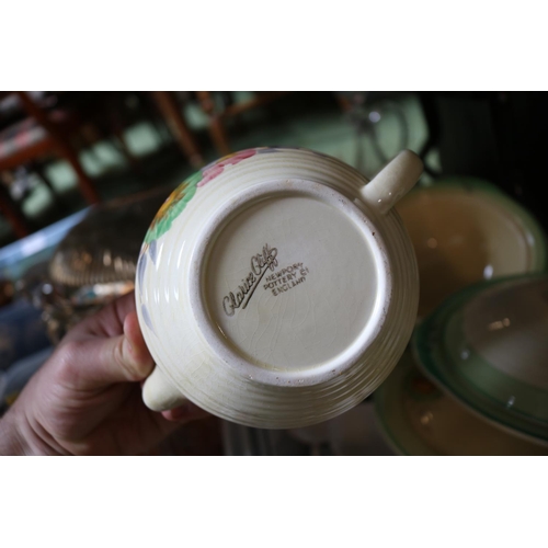 2 Boxes of assorted Ceramics and bygones to include Clarice Cliff ...