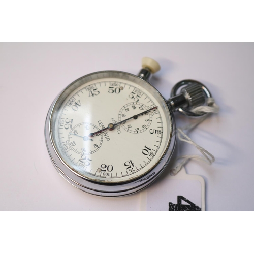 454 - Lemania Nero stop watch