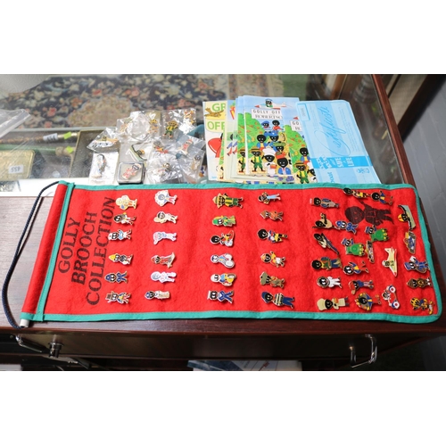 Collection of assorted Robertson Golly Pin Badges