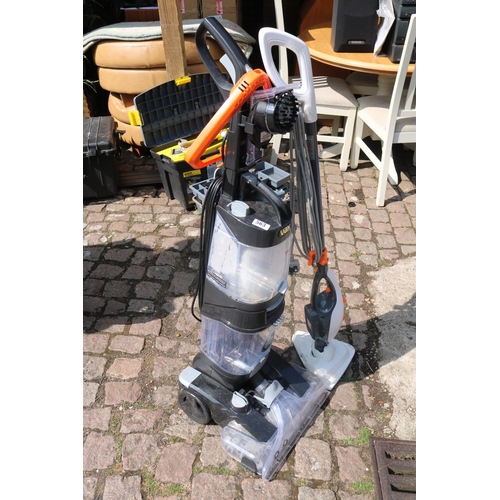 563 - Vax Wet & Dry Vacuum and a Floor Steam cleaner