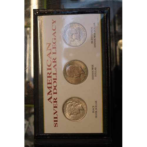 Collection of USA Coinage to include Cased American Silver Dollar ...