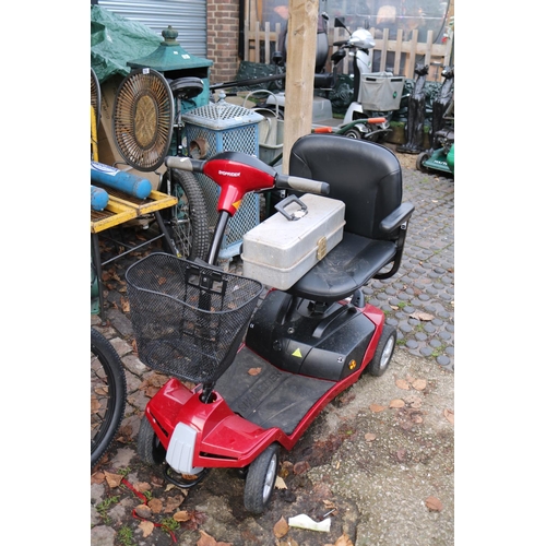 Shoprider Folding mobility scooter with charger and Keys