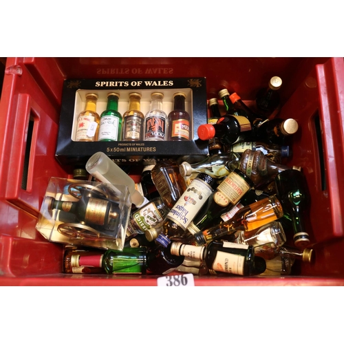 Collection of assorted Alcoholic Miniatures to include Vodka, Whisky etc.