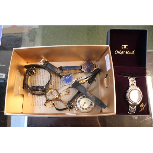 Collection of assorted Watches to include G Shock, Oskar Emil etc