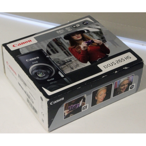 Canon IXUS 265 HS 16MP Compact Digital Camera. Comes with original box ...