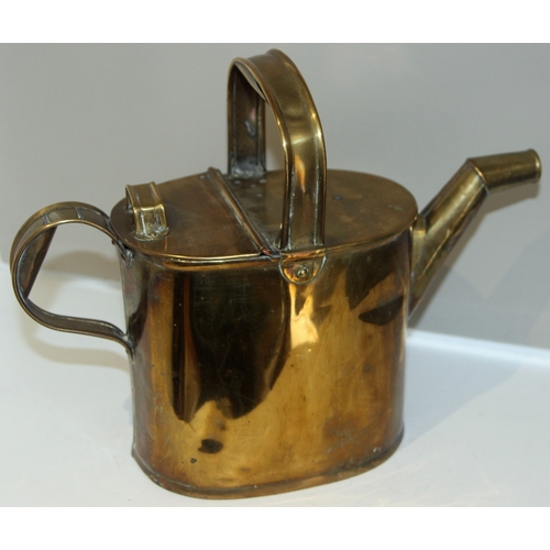 Watering Can After a Design by Christopher Dresser. Brass with angled ...