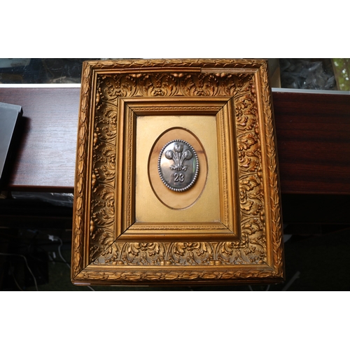 Rare British 23rd Regiment of Foot Soldiers Silver Shoulder plate ...