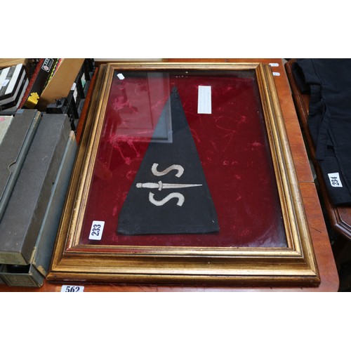 233 - Cased Car Pennant used by Lieutenant Colonel Augustus Charles ...